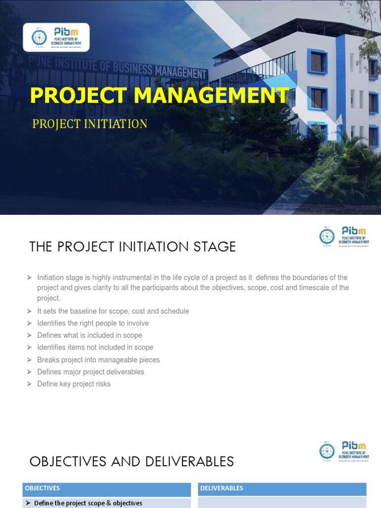 Project Initiation | PDF | Feasibility Study | Goal