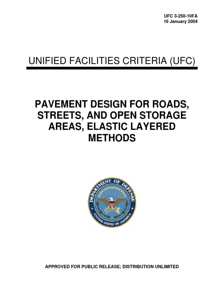 Unified Facilities Criteria (Ufc) : Pavement Design For Roads, Streets ...