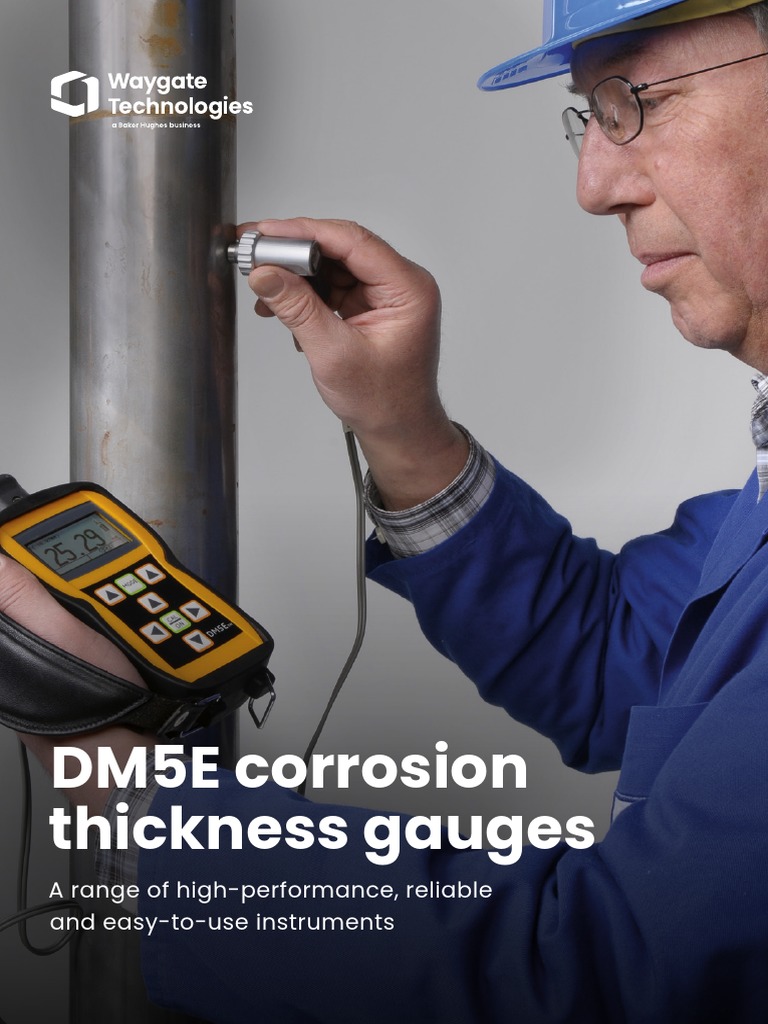 DM5E Corrosion Thickness Gauge Product Brochure | PDF | Computer File ...