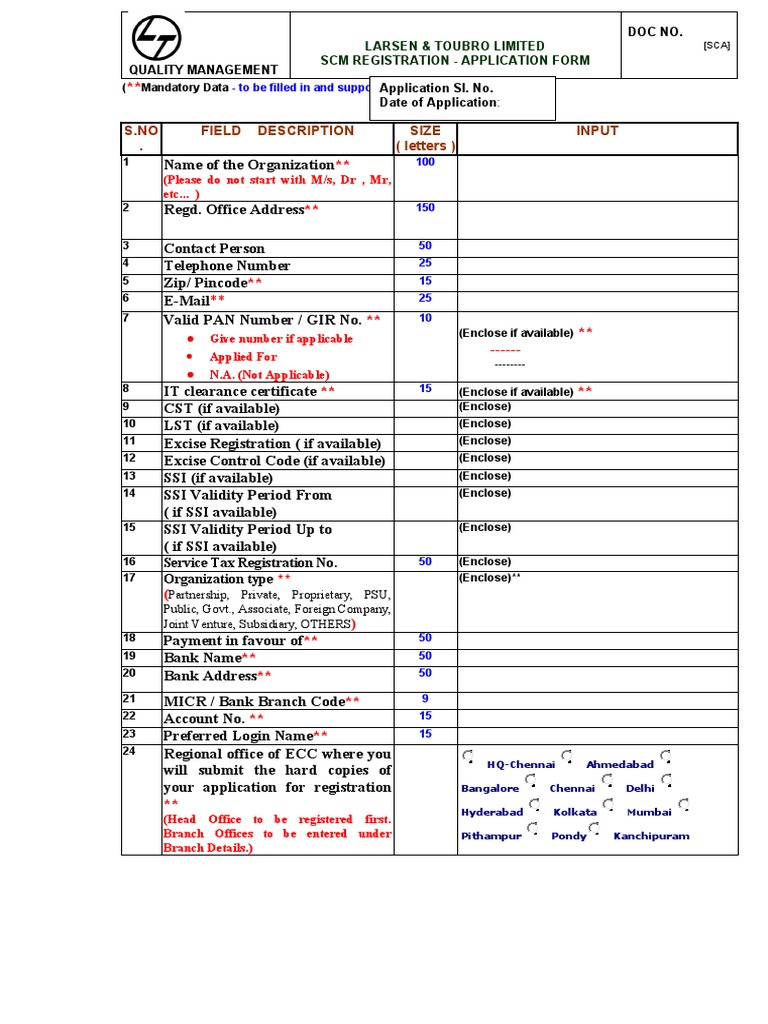 SubContractor Registration Form | PDF | Deep Foundation | Loader ...