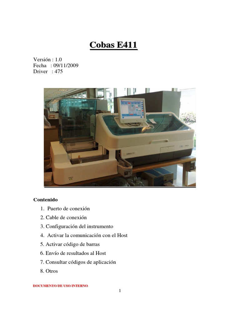 ITS Cobas E411 PDF | PDF | Informática | Software
