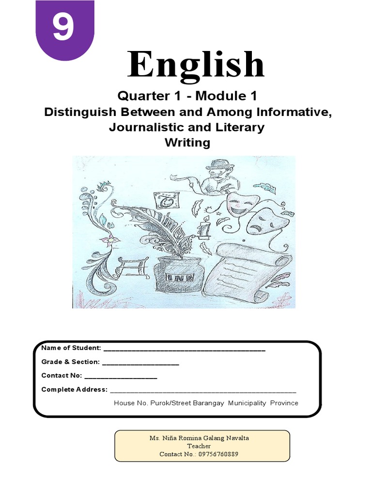 English 9 Lesson 1 | Download Free PDF | Journalism | News