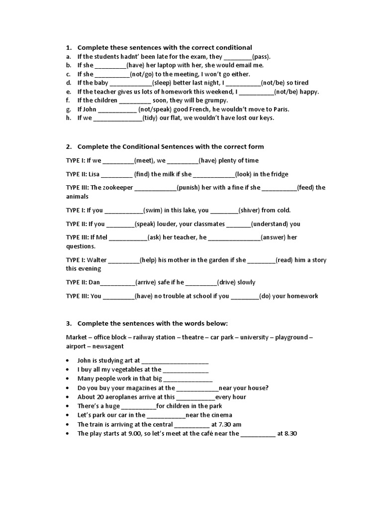 Examen Carla Unit 4 Conditional | PDF