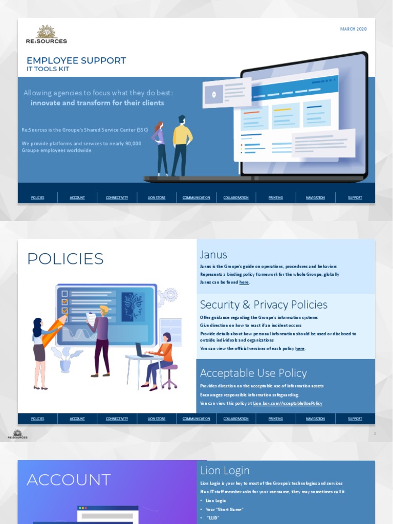 Employee IT Support Kit PDF | PDF | Password | Virtual Private Network
