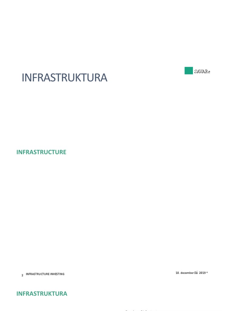 Infrastructure Presentation | PDF | Business