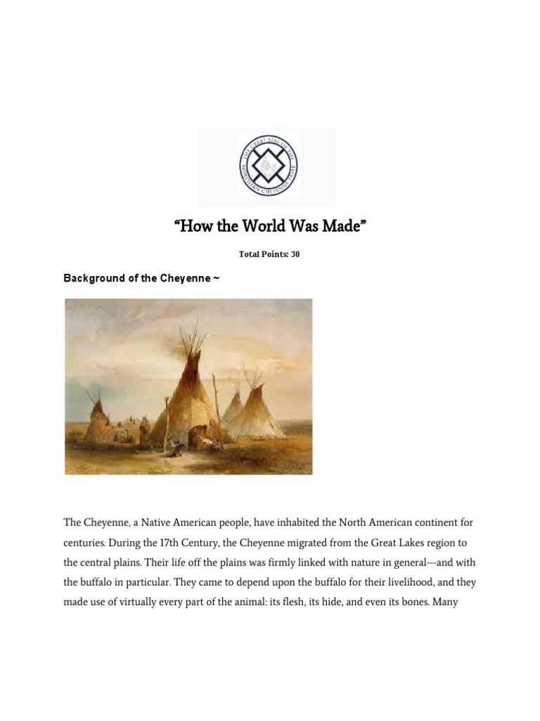 Cheyenne Creation Myth of Maheo | PDF | Creation Myths