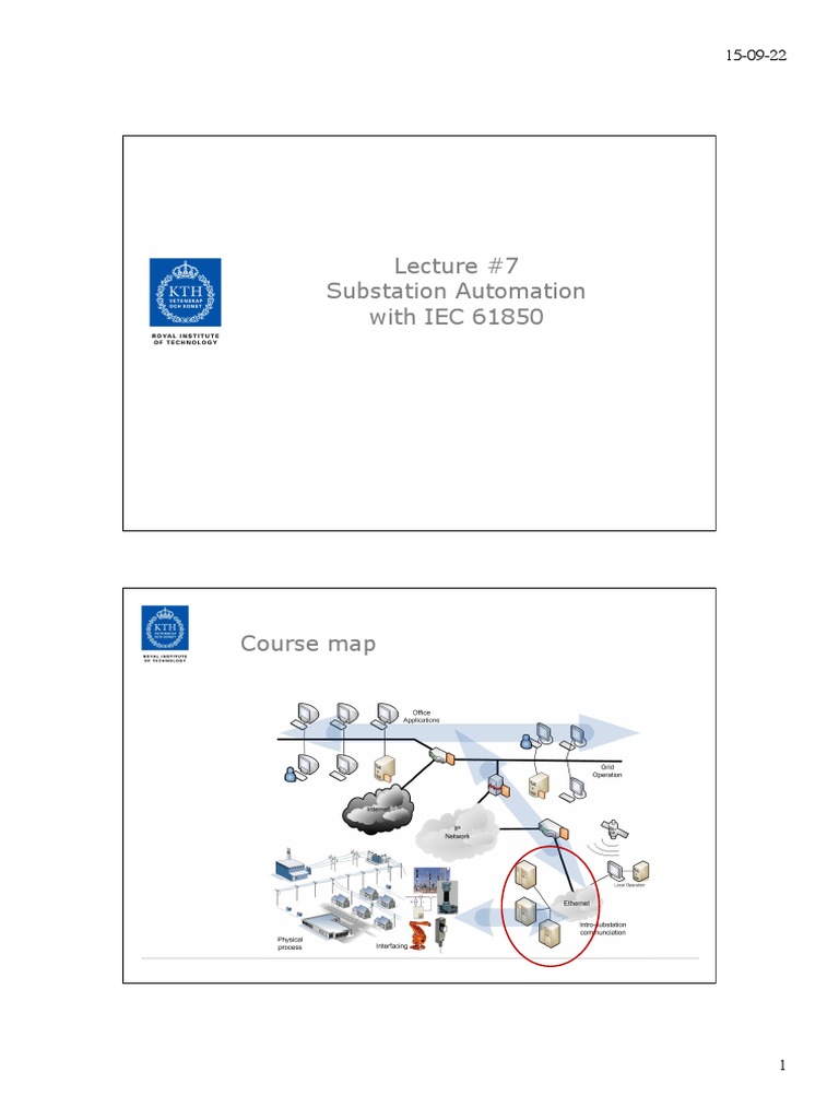 Lecture 7 - Substation Automation With IEC 61850 | PDF | Scada ...