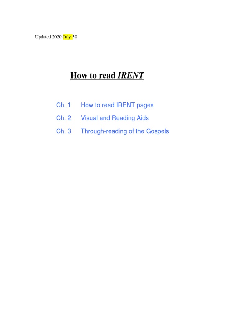 How To Read | PDF | Jehovah | Tetragrammaton