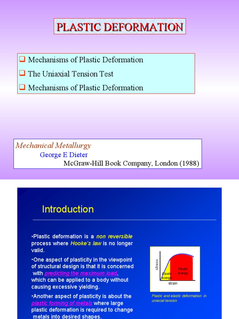 PPT4. PlasticityIITK | PDF | Deformation (Engineering) | Plasticity (Physics)