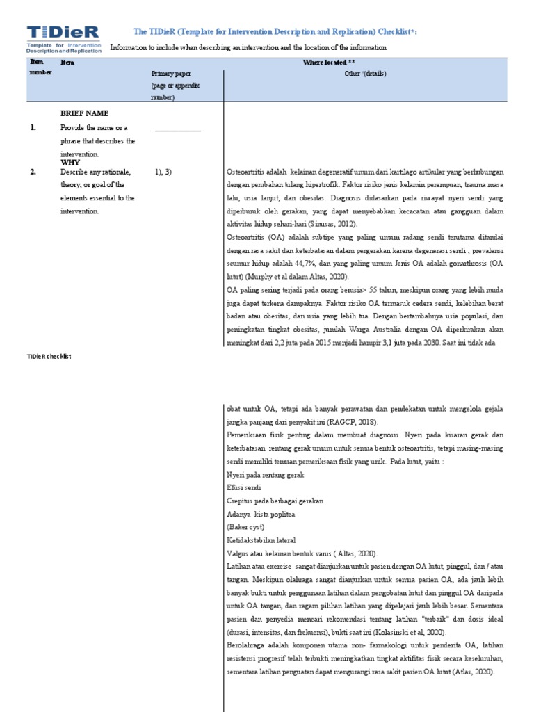 TIDieR-Checklist-Word OA | PDF