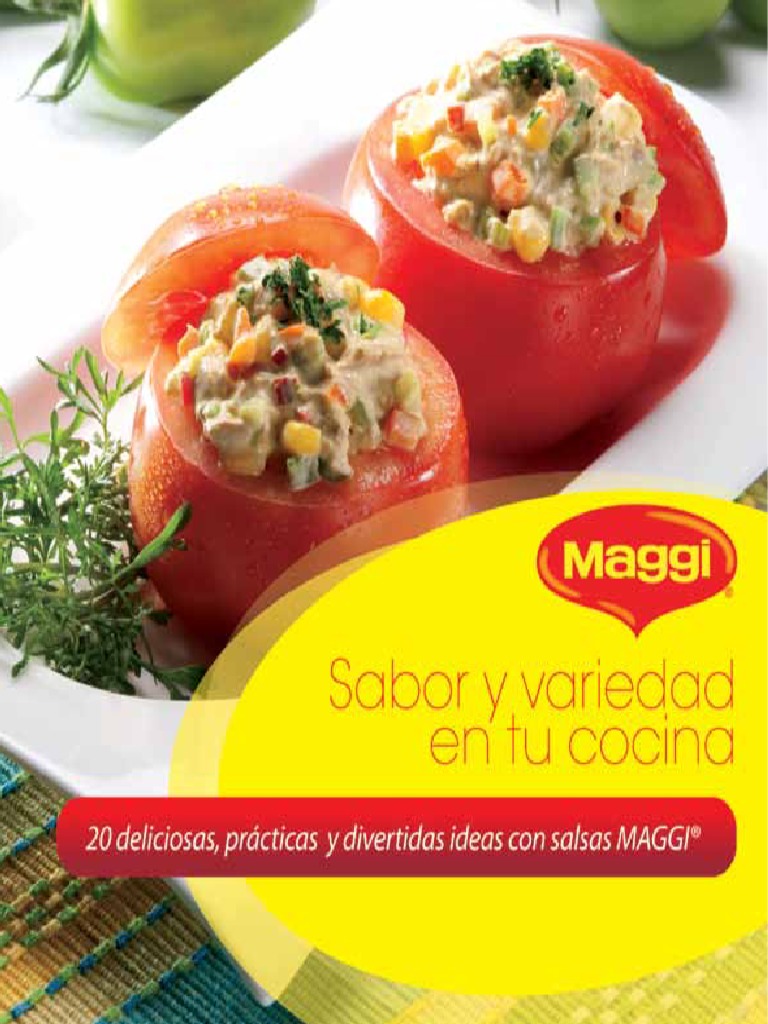 20 Deliciosas, Practicas y Divertidas Ideas Con Salsas MAGGI PDF | PDF ...