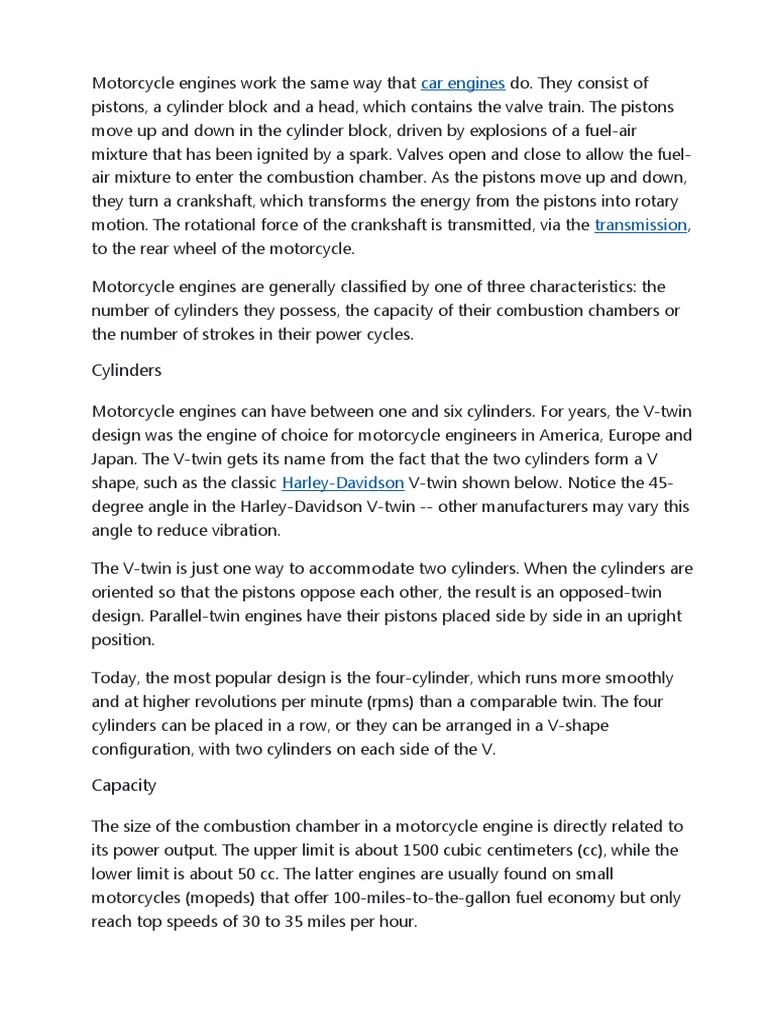 Cylinders: Car Engines | PDF