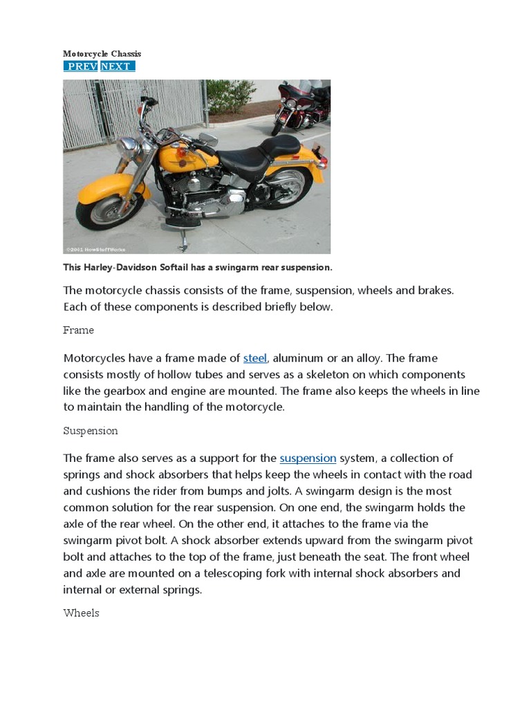 The Anatomy of a Motorcycle: A Breakdown of the Key Components that ...