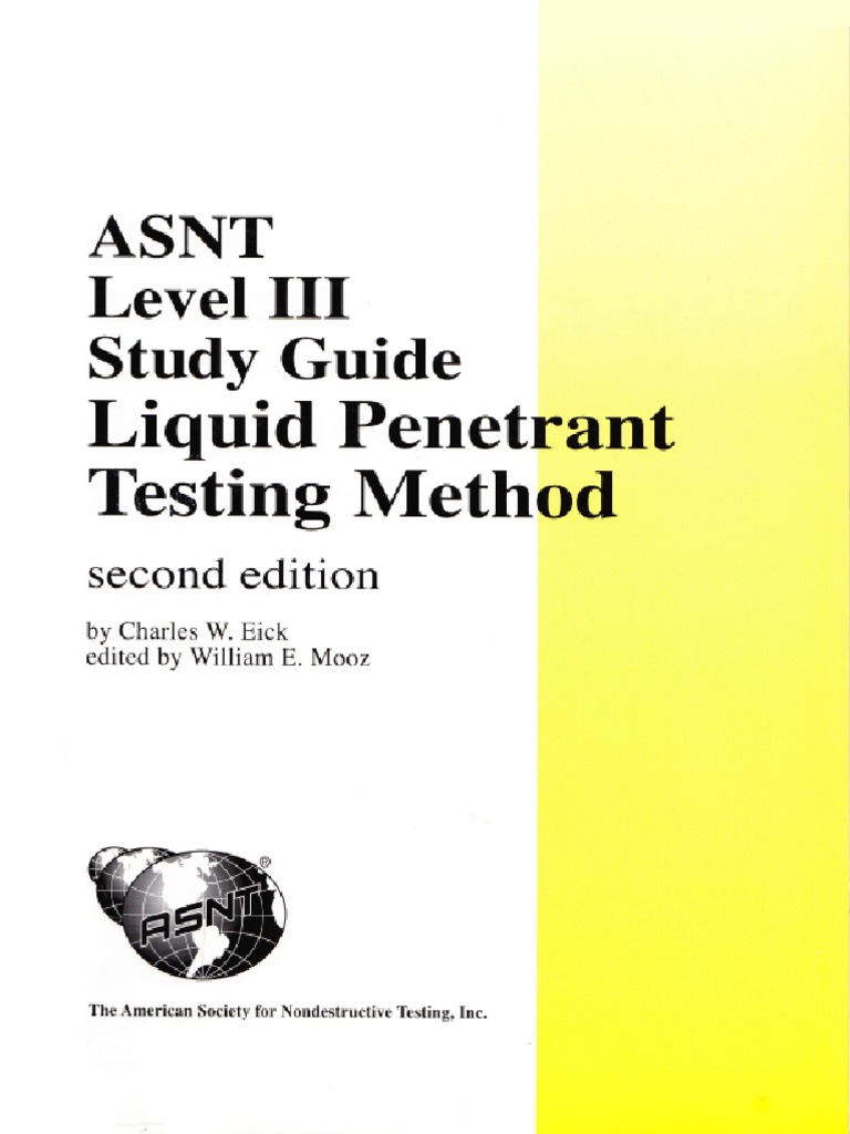 ASNT Level III Study Guide Liquid PDF | PDF | Fluorescence ...