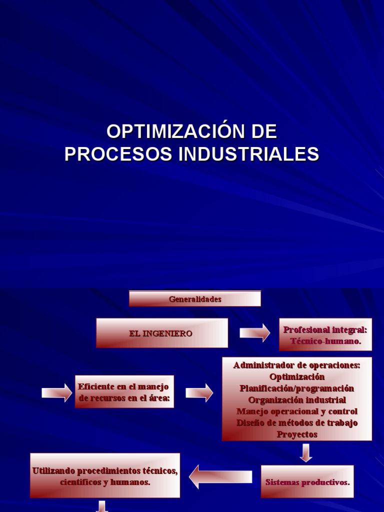 Optimizacion de Proceso Industrial | PDF | Optimización Matemática ...