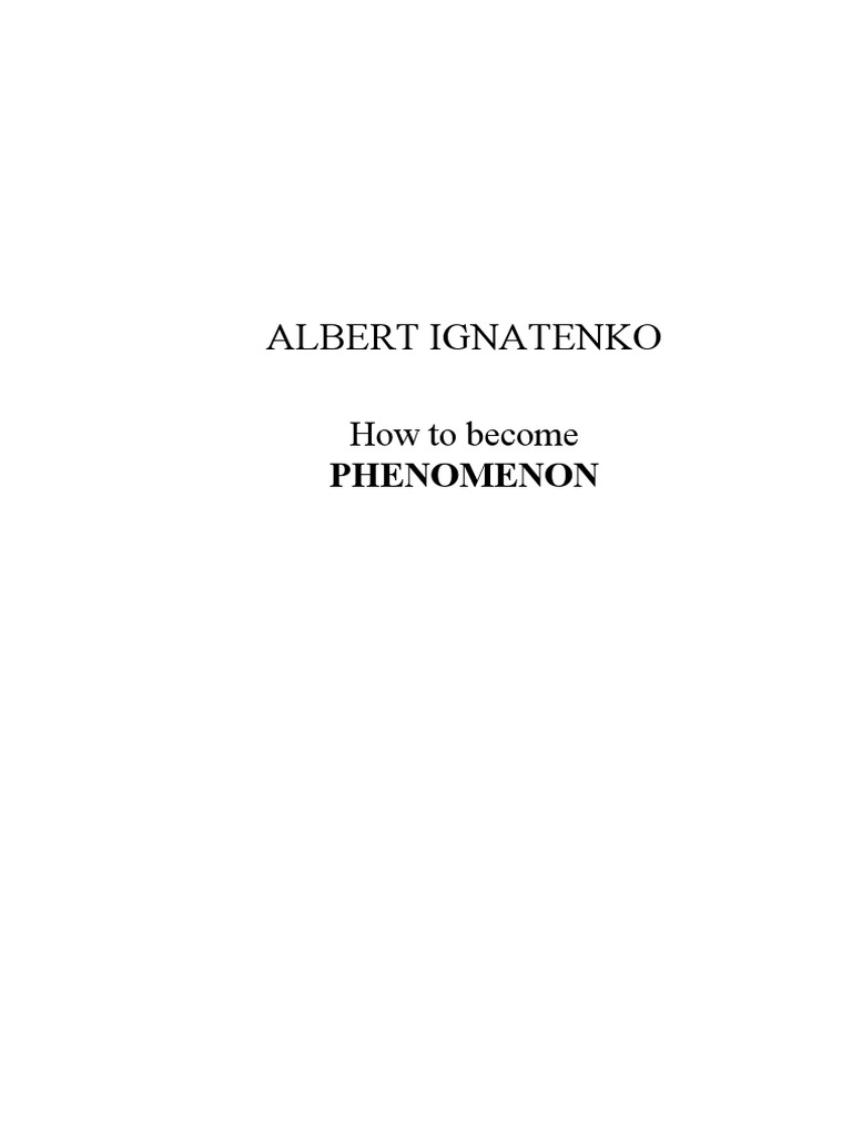 Albert Ignatenko: How To Become | PDF | Chakra | Memory