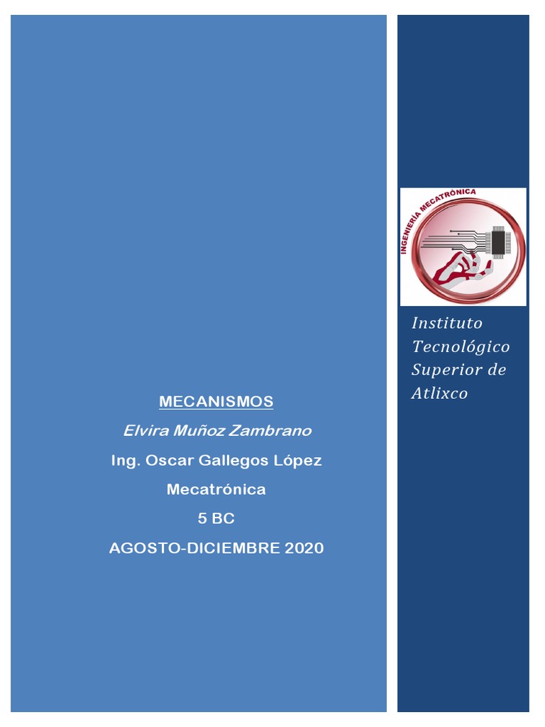 4.-INVERSIÓN CINEMÁTICA-Elvira Muñoz | PDF | Máquinas | Ingeniería mecánica