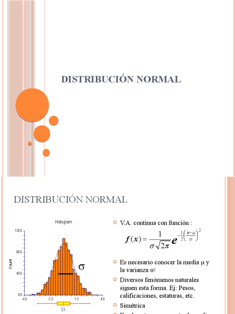 Unidad 4.c La Distribucion Normal | PDF | Distribución normal ...