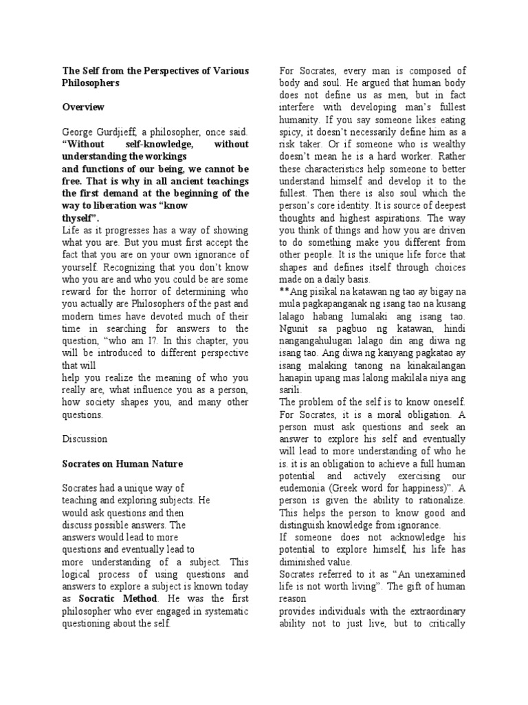 UTS - Unit 1 & 2 | PDF | Id | Unconscious Mind