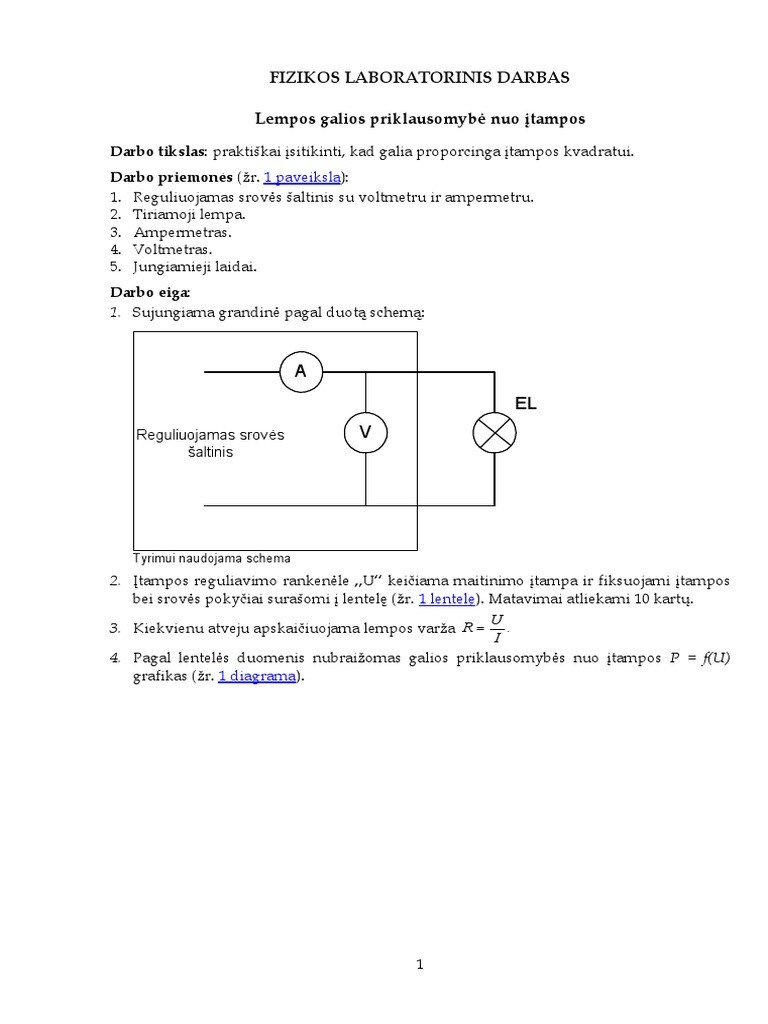Laboratorinis Darbas | PDF
