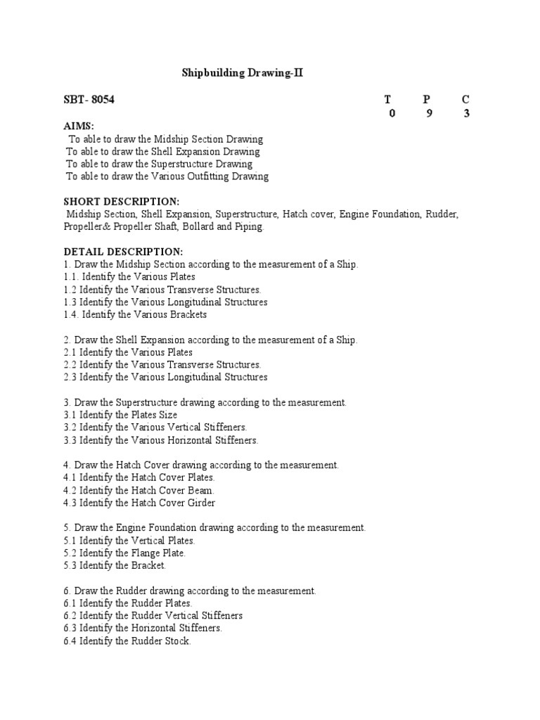 Shipbuilding Drawing-2 | PDF | Propeller | Shipbuilding
