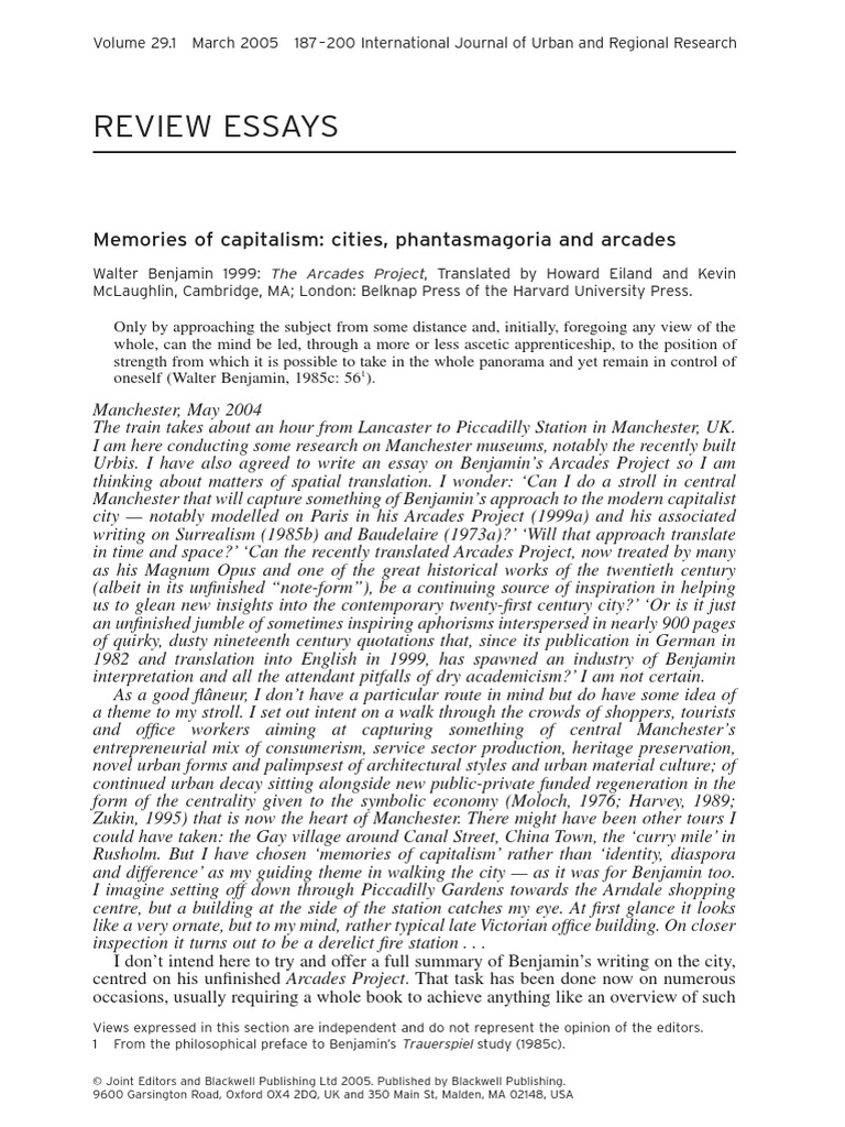 Memories of Capitalism Cities Phantasmag PDF | PDF | Science ...