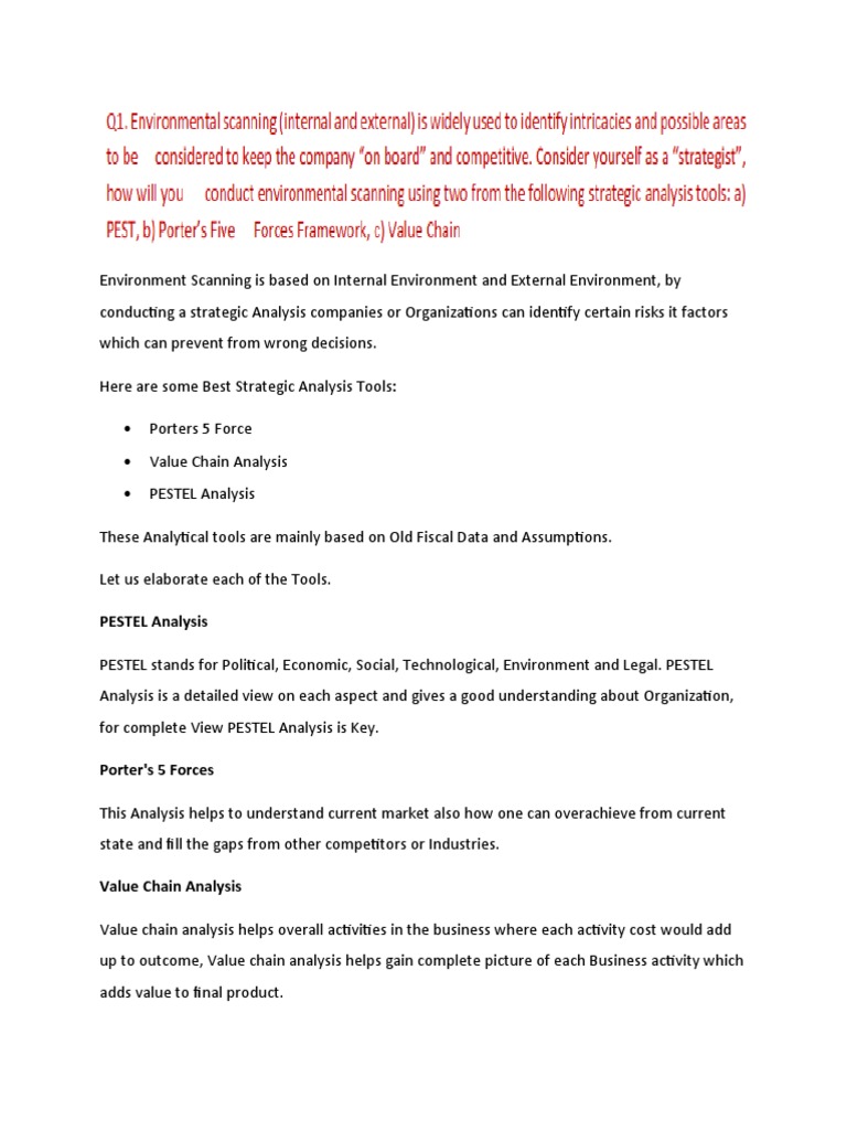 PESTEL Analysis | PDF | Value Chain | Franchising