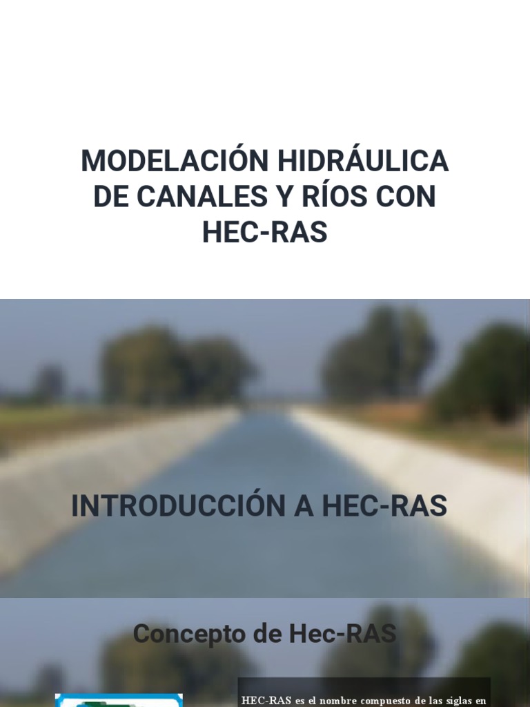 Introducción a Hec-RAS. | PDF | Descarga (hidrología) | Río