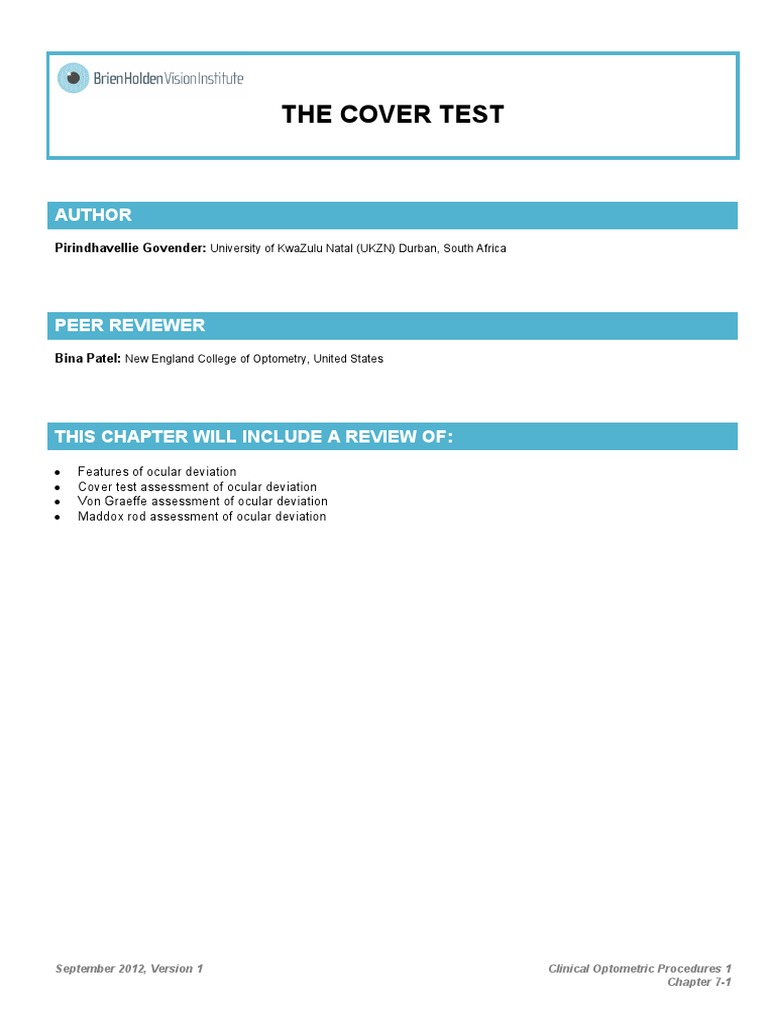 Clinical Optometry Related Files | PDF | Facial Features | Optics
