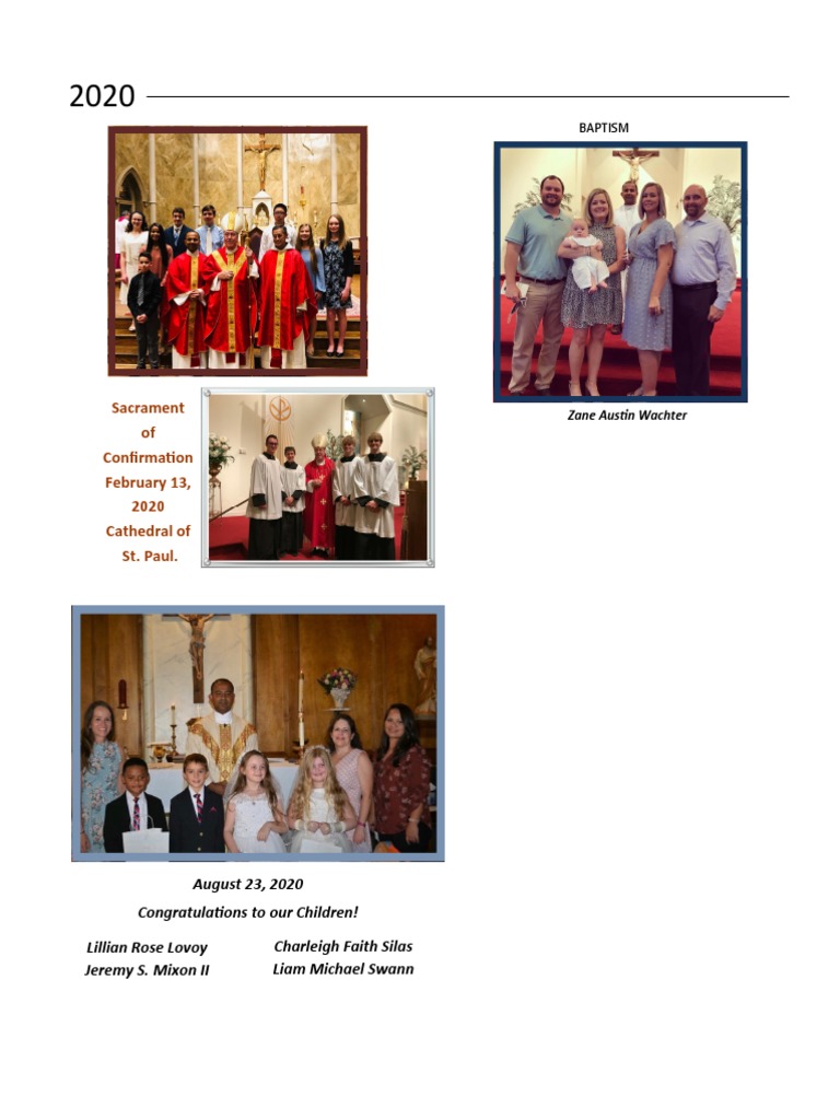 Photos With Father Johnson 2020 | PDF