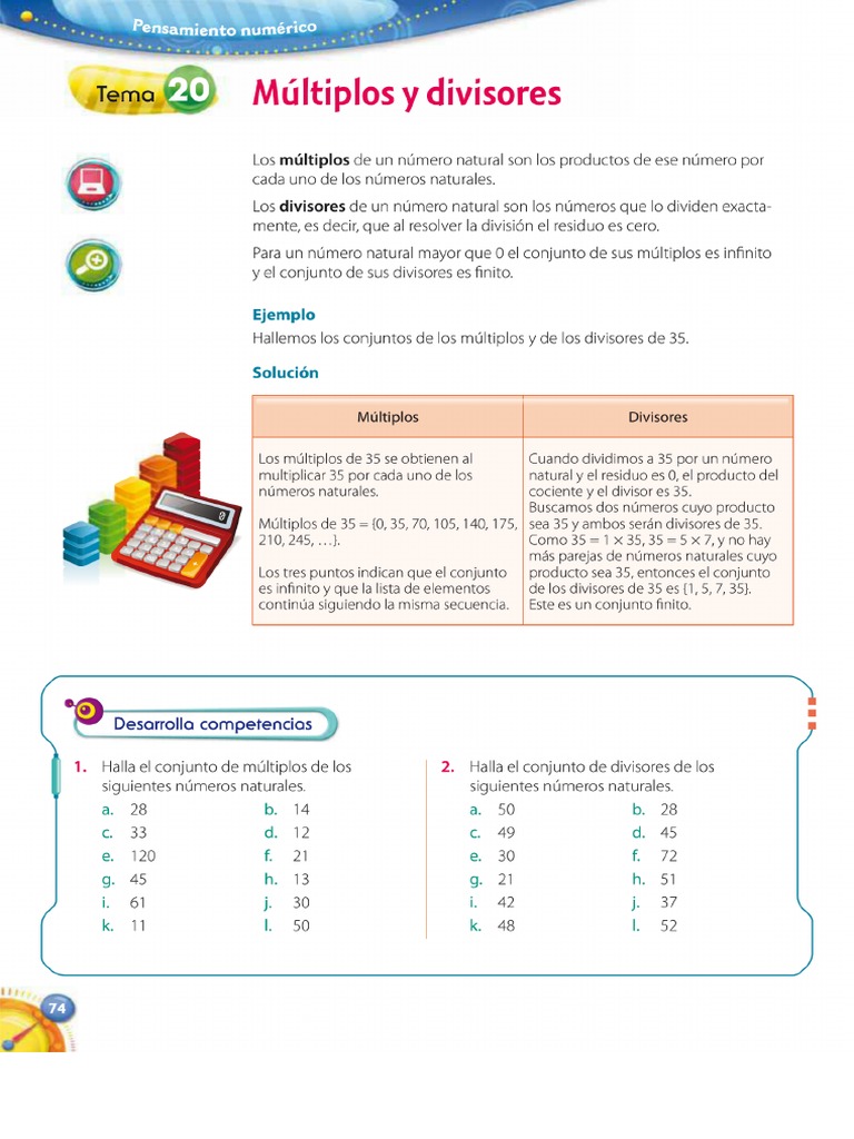 Multiplos y Divisores | PDF