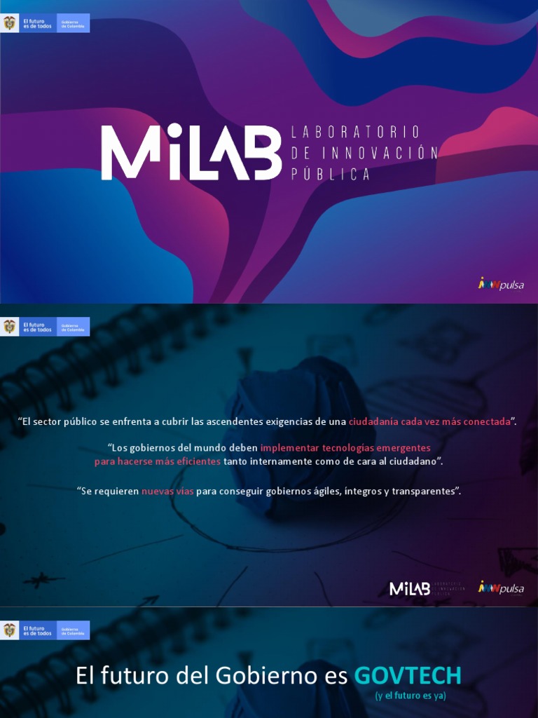 Govtech MiLAB Oct2020 PDF | PDF | Colombia | Empresa de inicio