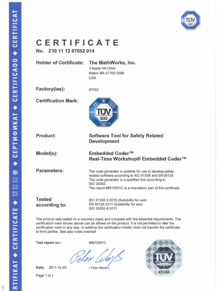 Certkitiec Ecoder Certificate PDF | PDF