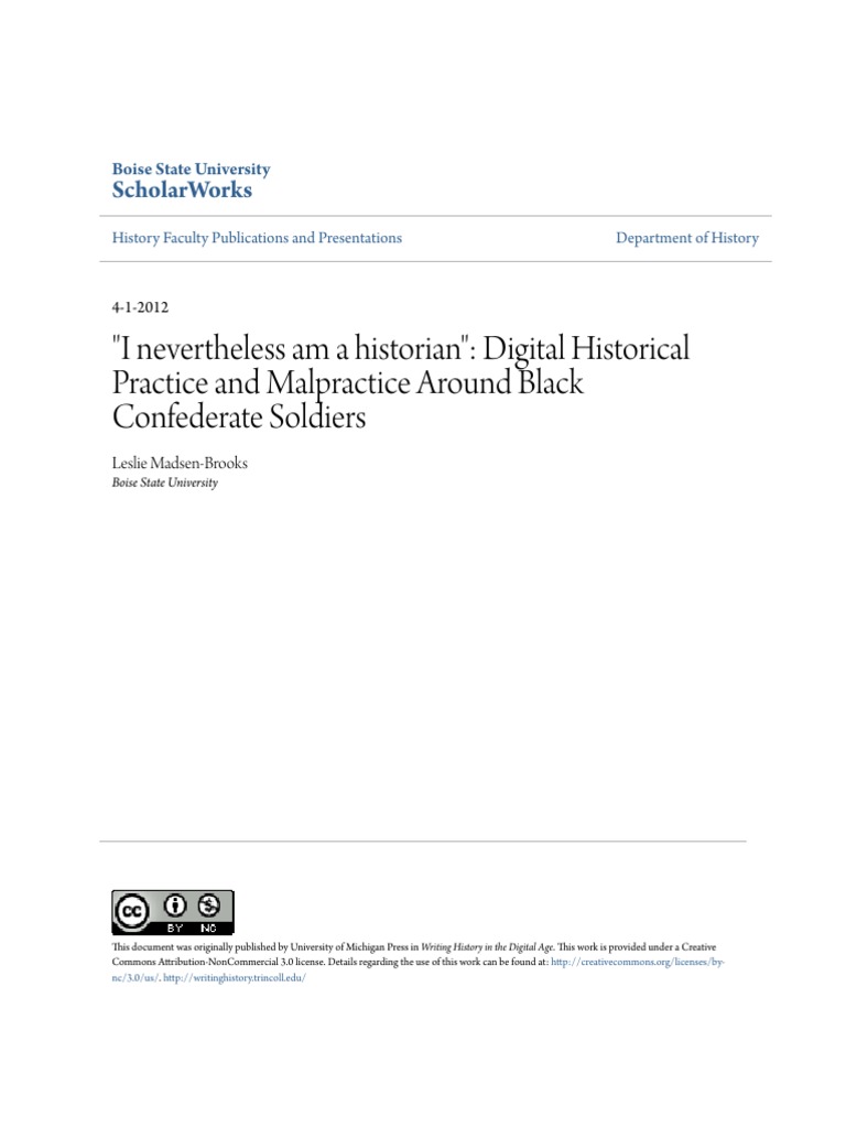 I Nevertheless Am A Historian: Digital Historical Practice and ...