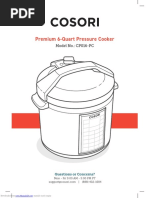 Cooks Essentials 99700 Pressure Cooker Manual | PDF | Pressure Cooking