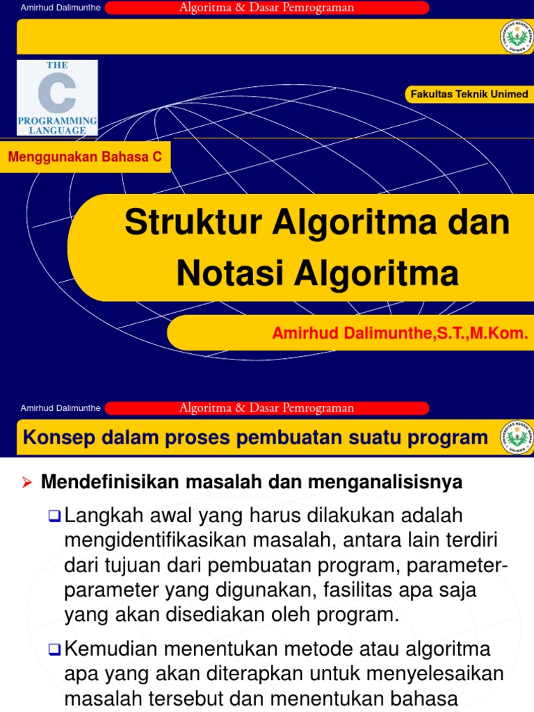 (Pert. 3) - Struktur Dan Notasi Algoritma | PDF | Metode & Bahan Ajar | Komputer