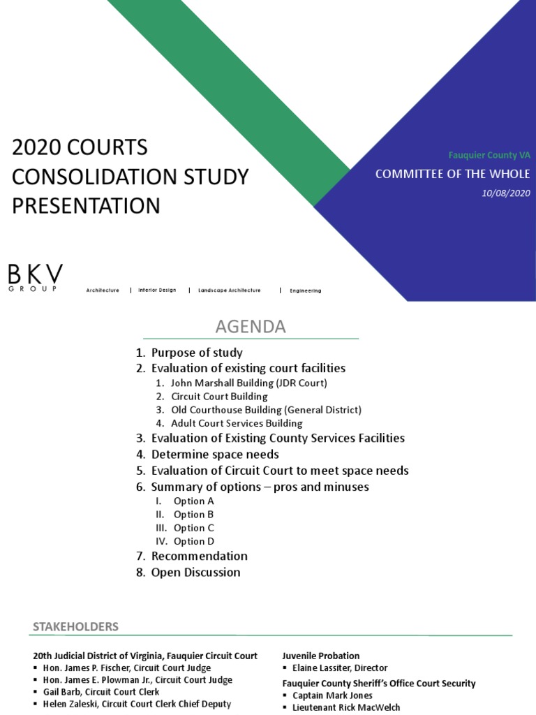 Fauquier Courthouse Presentation 10 8 2020 | PDF | Courtroom | Government