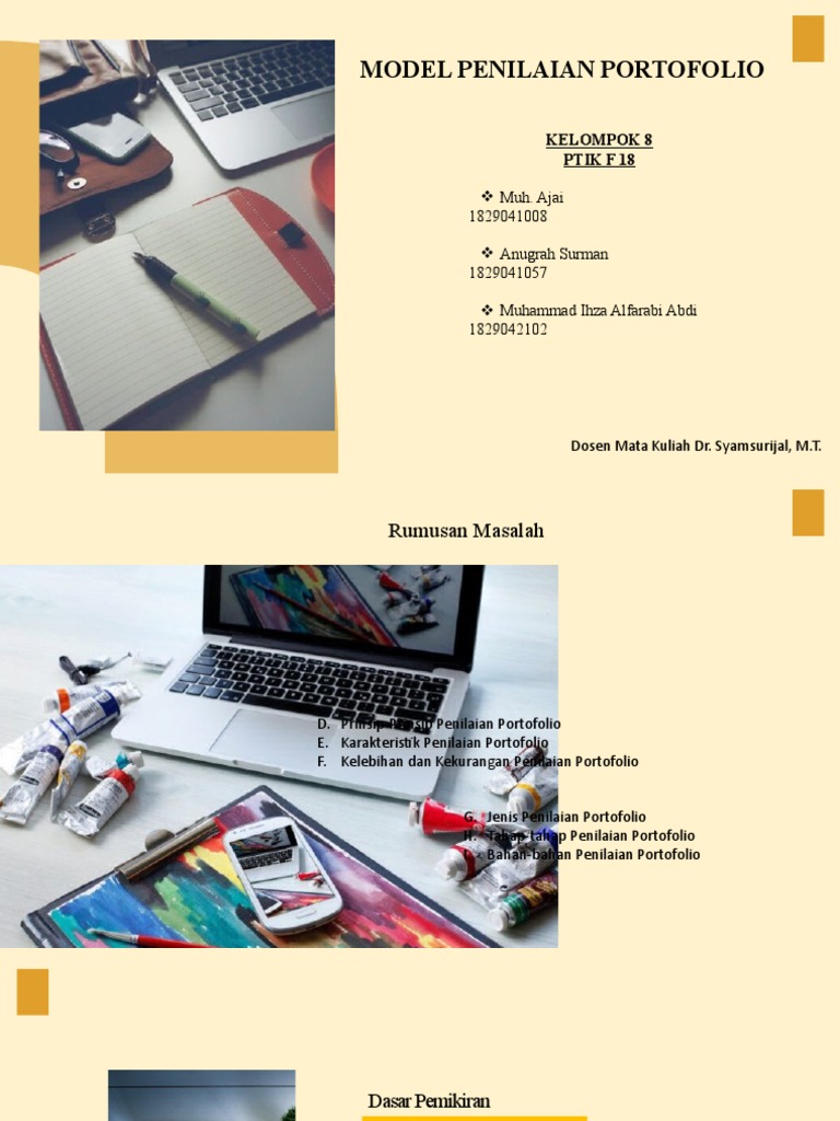 Portofolio Kelompok 8 | PDF | Karier & Perkembangan