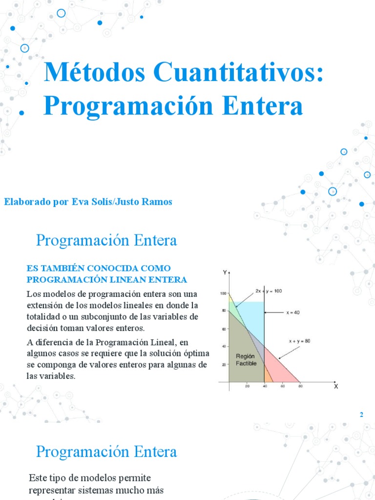 Programacion Entera | PDF | Programación lineal | Ingeniería de software