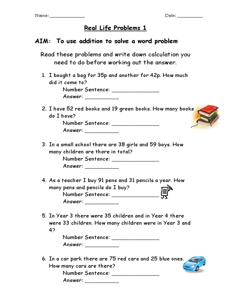 Read These Problems and Write Down Calculation You Need To Do Before ...