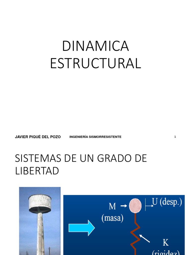 Dinamica Estructural PDF | PDF | Linealidad | Dinámica (Mecánica)