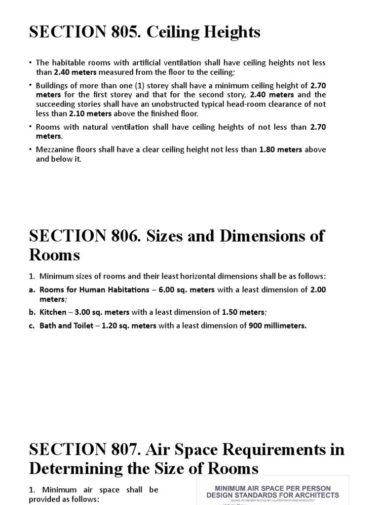 Section 805-808 NBC | PDF | Window | Ventilation (Architecture)