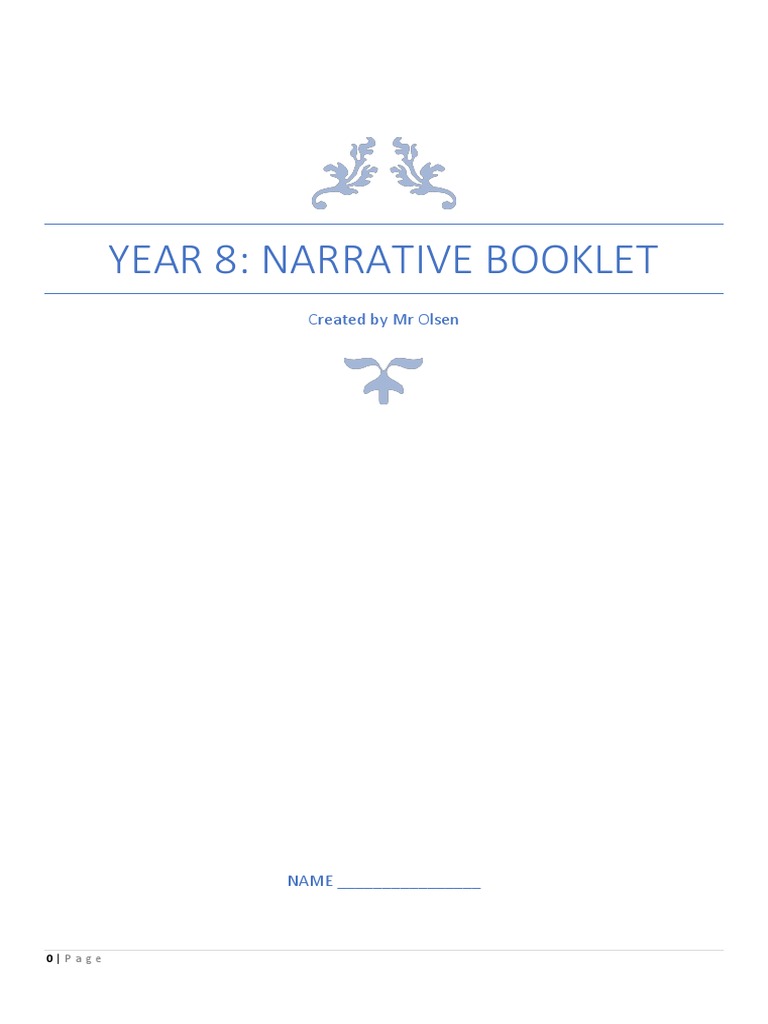 Year 8 Narrative Writing Guide | PDF | Fantasy | Narrative