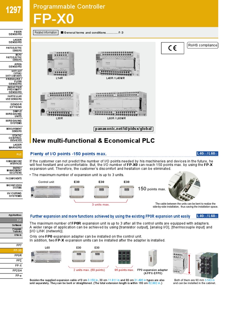 An Introduction to the New Multi-Functional and Economical FP-X0 Programmable Controller from ...