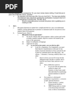 Contracts Final Flow Chart | PDF | Consideration | Damages
