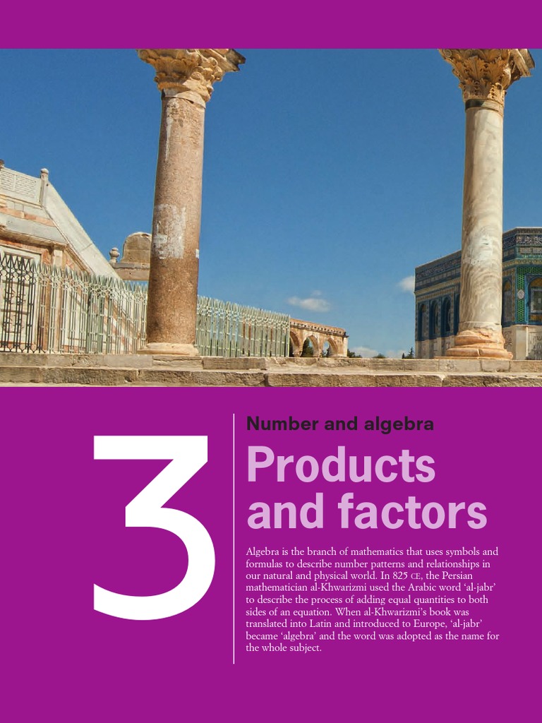 Algebra: Products and Factors Overview | PDF | Fraction (Mathematics ...