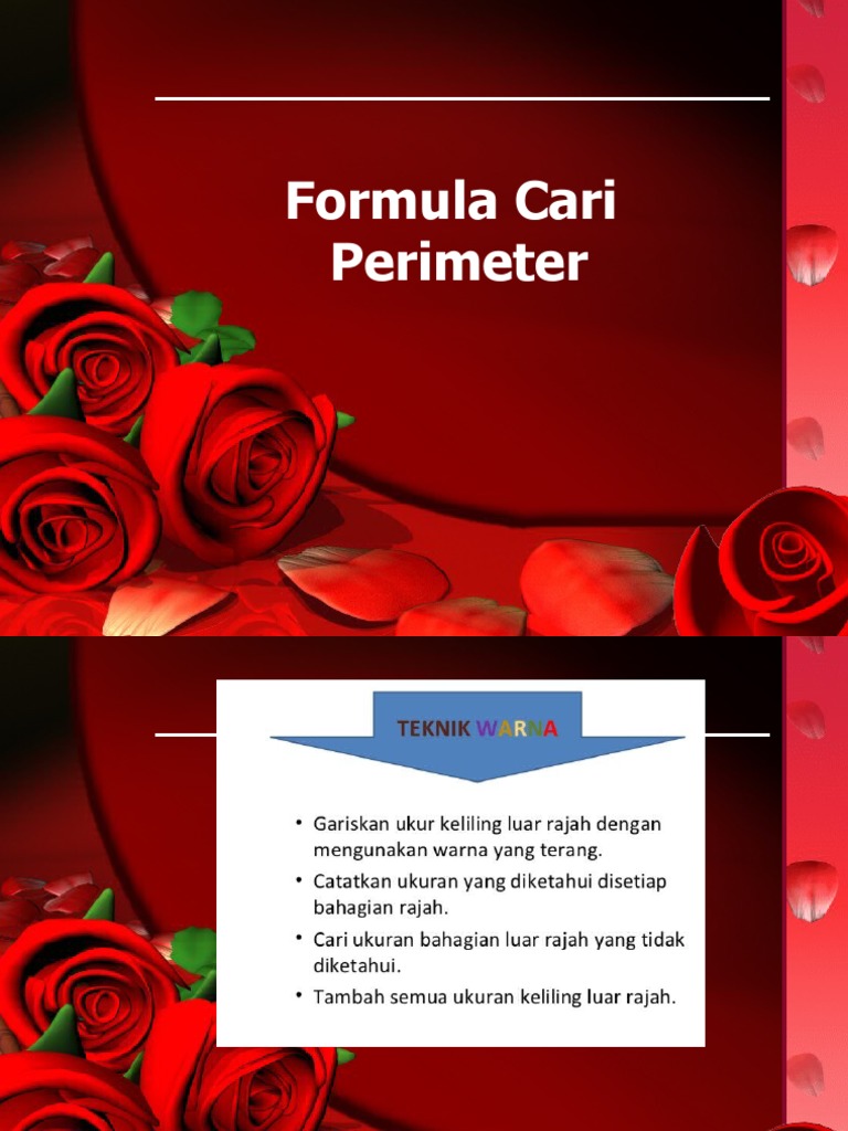 Formula Cari Perimeter | PDF