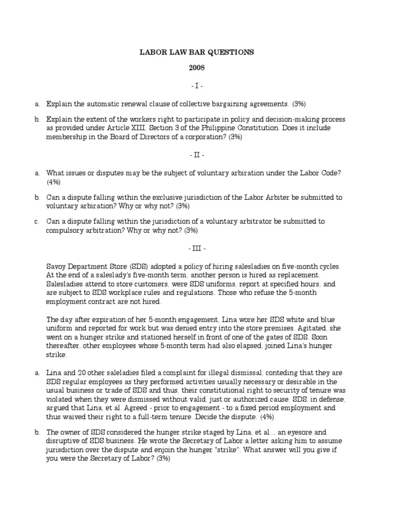 Analyzing Labor Law Issues: An In-Depth Review of Collective Bargaining ...