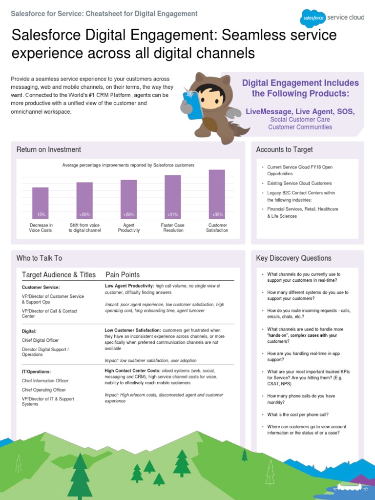 Salesforce Digital Engagement Overview | PDF | Multimedia Messaging ...