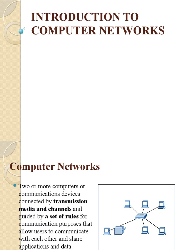Introduction To Computer Networks | PDF | Computer Network | Internet Protocol Suite